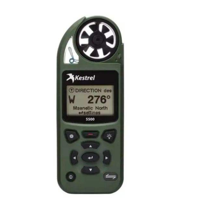 Kestrel 5500 기상 측정기, 정확도 3%로 풍속 (0.6-40 m/s) 온도 습도 기압 풍향 측정