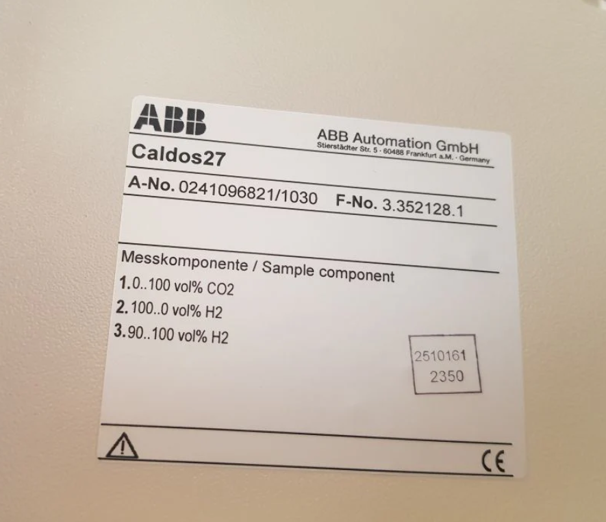 ABB AO2000 Series Continuous gas analyzers Models AO2020, AO2040,O2 ...